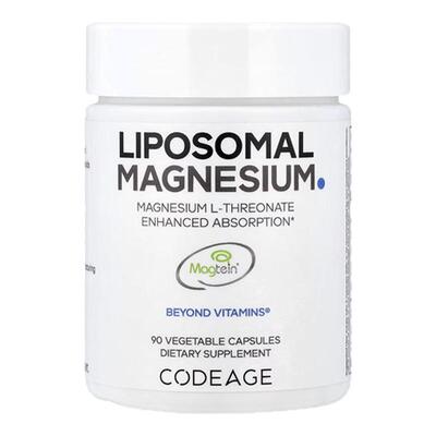 Codeage脂质体L-苏糖酸镁矿物质磷脂补补充剂睡眠记忆情绪