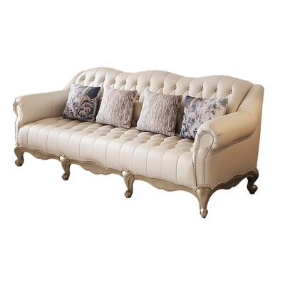 小户型真皮沙发简菲娜轻奢