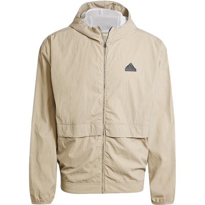 阿迪达斯男士运动休闲连帽外套