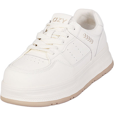 加大码女鞋41一43爆款单鞋2026春季新款百搭脚宽胖肥时尚小白鞋女