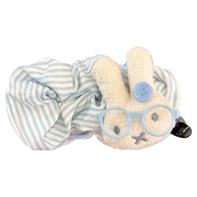 可爱波点米菲兔巨显发量香蕉夹