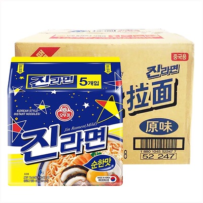 韩国进口泡面袋装不倒翁方便宿舍