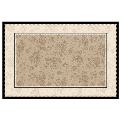 兴连心中古风免洗可擦地毯防水