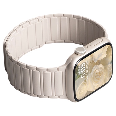 明星同款｜适用苹果硅胶磁吸表带