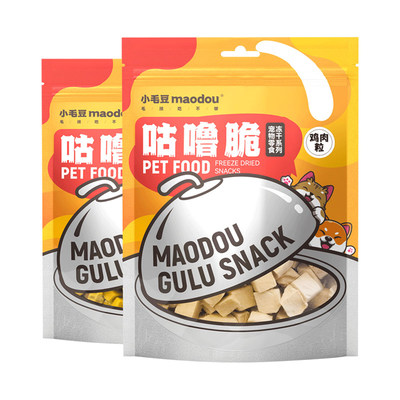 小毛豆咕噜脆冻干猫零食