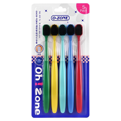 欧志姆ozone高密旋洁宽幅牙刷5支