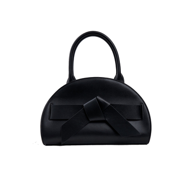 THE YELLOW SHOP头层小牛皮手拎斜挎Sand·G半圆波士顿包