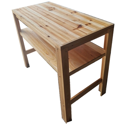 实木骁熊简约书桌家用写字台