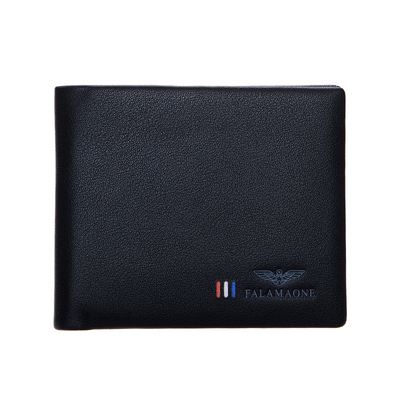 法莱阿玛尼男士钱包 真皮短款2025新款高档品牌纯牛皮送亲友礼物