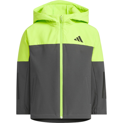 Adidas/阿迪达斯正品WOVEN JACKET儿童日常连帽耐穿外套KS0655