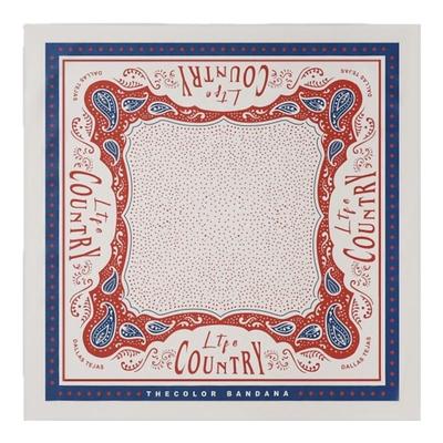 复古牛仔方巾街舞头巾装饰丝巾