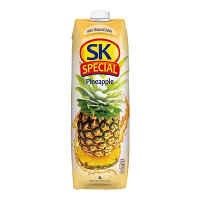 塞浦路斯果汁SK菠萝汁1L大瓶饮料