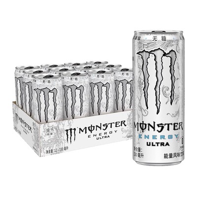可口可乐Monster白魔爪能量饮料