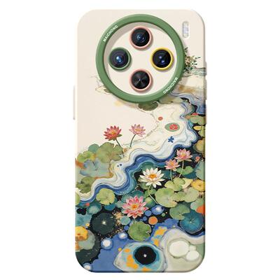 【热卖新品】古风水墨荷花手机壳