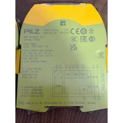议价pilz皮尔兹S3750103安全继电器原装进口维修