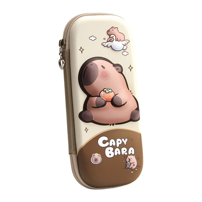 加厚摔不坏！卡皮巴拉EVA文具盒