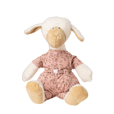 怪兽镇粘人小羊玩偶背带裤印花连体裙粉色蓬蓬裙装扮服饰