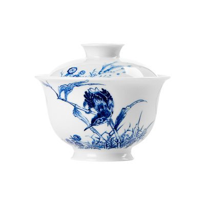 景德镇青花瓷茶具套装礼盒装