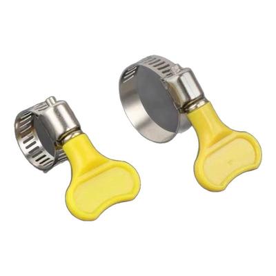 水嘴卡扣卡箍塑料手柄软管固定夹弯管黄管18-32mm直管水龙头