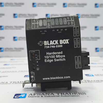 黑色盒装LBH240AHDSC24边缘开关硬化10100MBPS6端口24V0.4A最大