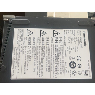 议价拆机MADLN15NE200W伺服驱动器成色维修