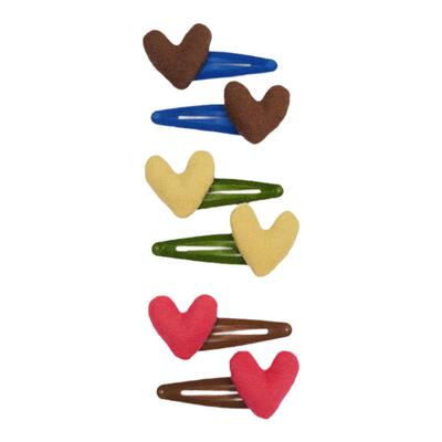 儿童发卡buma手工发饰心心念发卡