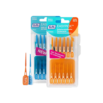 TePe硅胶牙签不伤牙龈随身便携