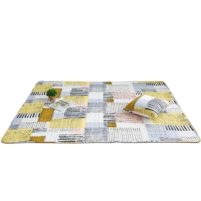 全棉家用布艺地垫儿童爬行垫机洗