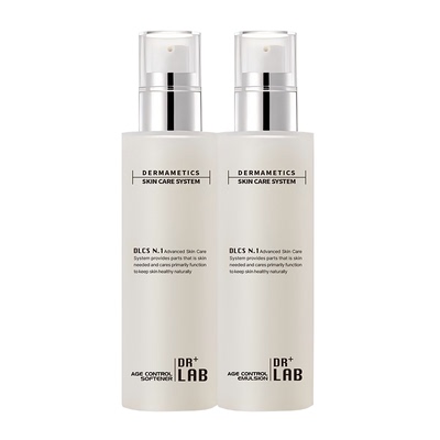 德莱博控龄柔肤干皮油皮精华水乳