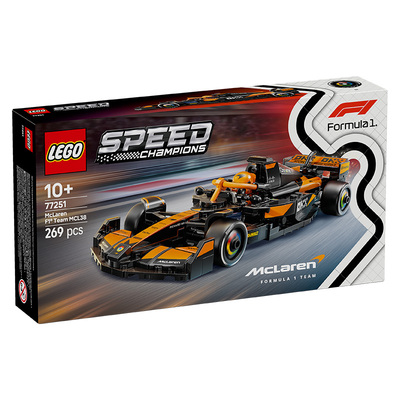 LEGO乐高超级赛车77251迈凯伦F1车队MCL赛车男孩拼搭积木儿童玩具
