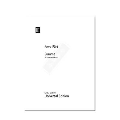 阿沃帕特总结长号四重奏总谱