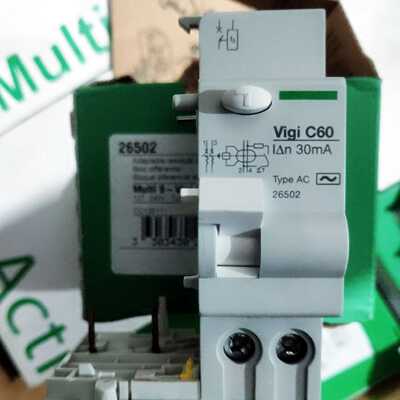 议价施耐德 26502 Vigi C60 2P 25A漏电模块