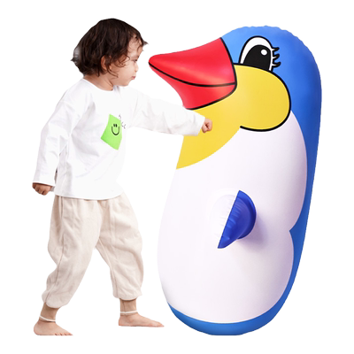 企鹅充气不倒翁玩具男童宝宝