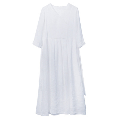 新款大摆型双层不透高端连衣裙