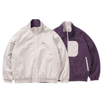 两面穿夹克714street摇粒绒