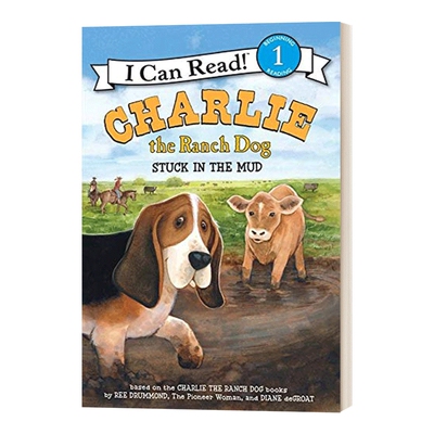 英文原版 Charlie the Ranch Dog Stuck in the Mud 牧羊犬查理 卡在泥堆里 I Can Read分级读物 英文版 进口英语原版书籍
