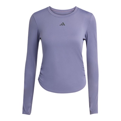 Adidas/阿迪达斯正品2025秋季款女士圆领修身长袖T恤KC2449