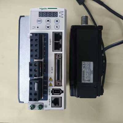 议价拆机施耐德750瓦伺服套装LXM23AU07M3X BCH0802012F1C 电机带
