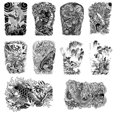 中国草本纹身贴防水持久