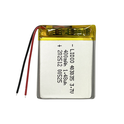 LIDIO绍能电子403035聚合物锂电池3.7v小电池带安全保护板引出线