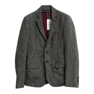 D Squared男士肌理感提花单排扣休闲西装粗花呢外套 银泰 301596