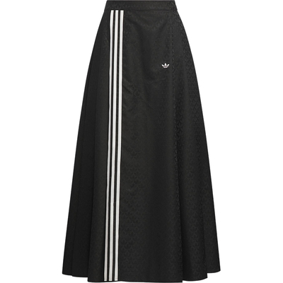 Adidas/阿迪达斯正品三叶草女士运动喇叭状时尚休闲半身裙KC5843
