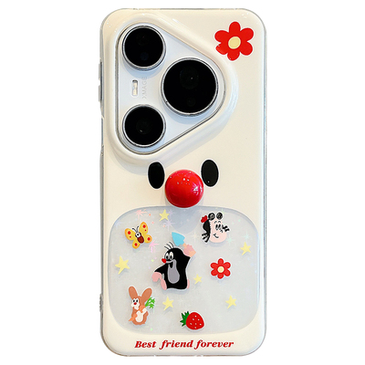 适用华为pura80pro+卡通手机壳女