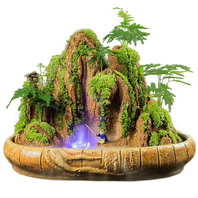 雄姿上水奇石天然造景摆件假山