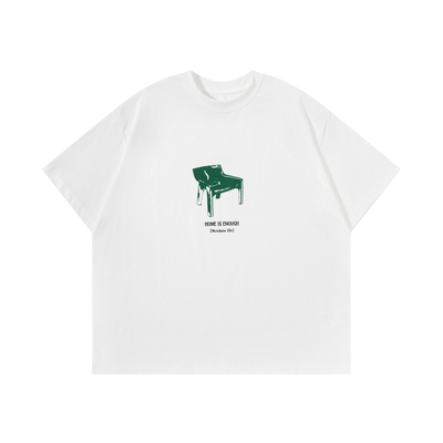 MUNDANE 26SS 「HOME IS ENOUGH」中古椅索罗娜印花t恤