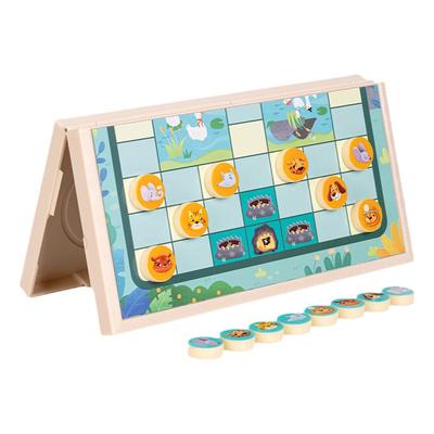 得力斗兽棋儿童益智亲子游戏互动