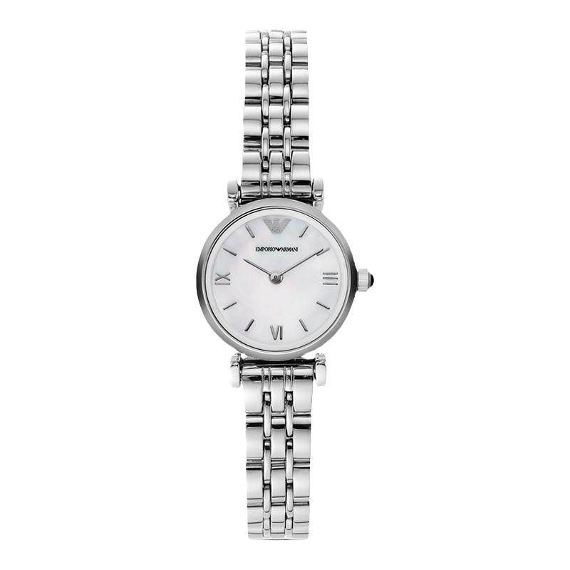 【官方】Armani阿玛尼旗舰店手表白月光气质玫瑰金手表女AR11203_虎窝淘