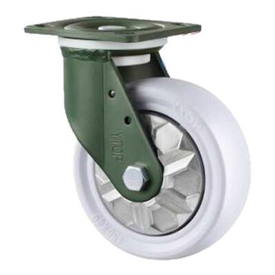 卓烨重型4寸56轱辘搬运车尼龙万向轮手推车寸8工业寸寸脚轮平板车