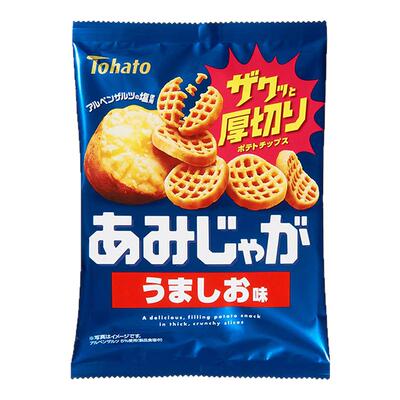 tohato日本网状酱油味60g薯片