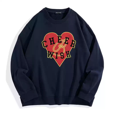 【CNY新年系列】太平鸟男装24春新款时尚宽松纯棉卫衣 B2CRE1124